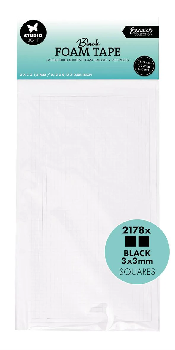 Studio Light - SL-ES-FOAMT107 - 3D Puder "Små Firkanter" - 1,5 mm ...